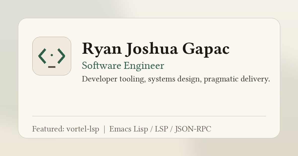 Ryan Joshua Z. Gapac